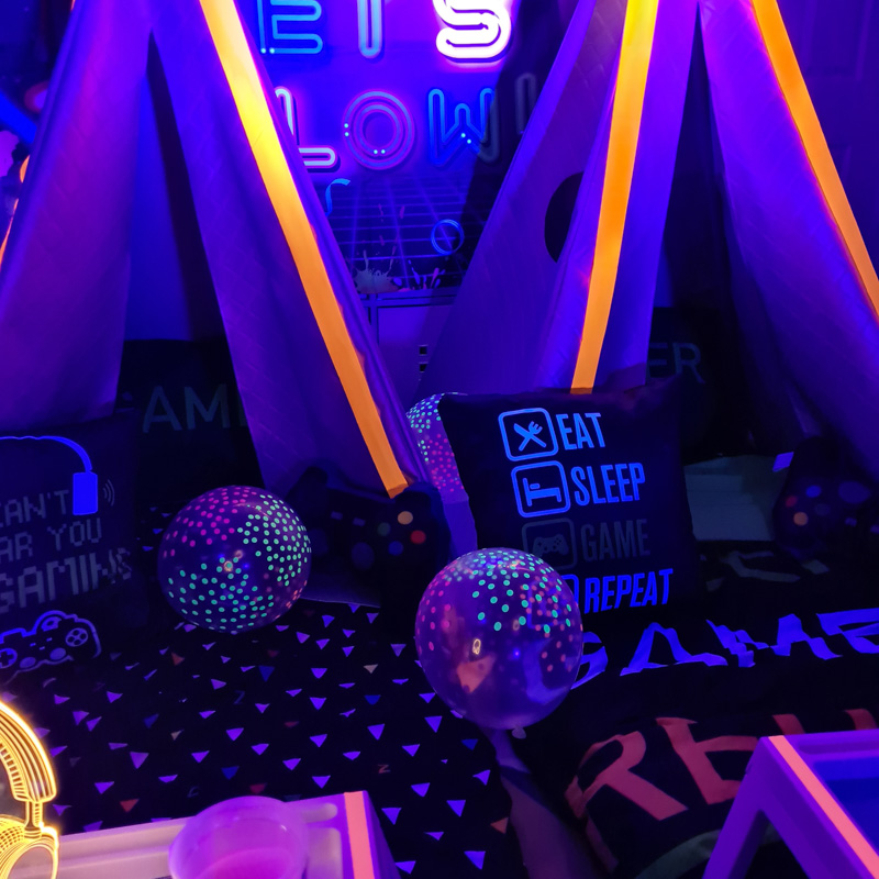 Gaming Theme - The Sleepover Party